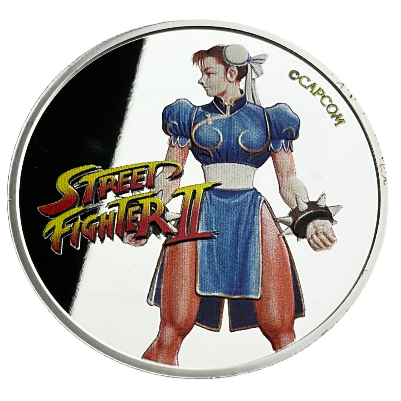 1 ozt Chun-Li Street Fighter II 999 Silver 50¢ – Northshore Gold and Silver