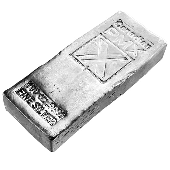 100 ozt Canadian PMX Silver 9999 Bar – Northshore Gold and Silver